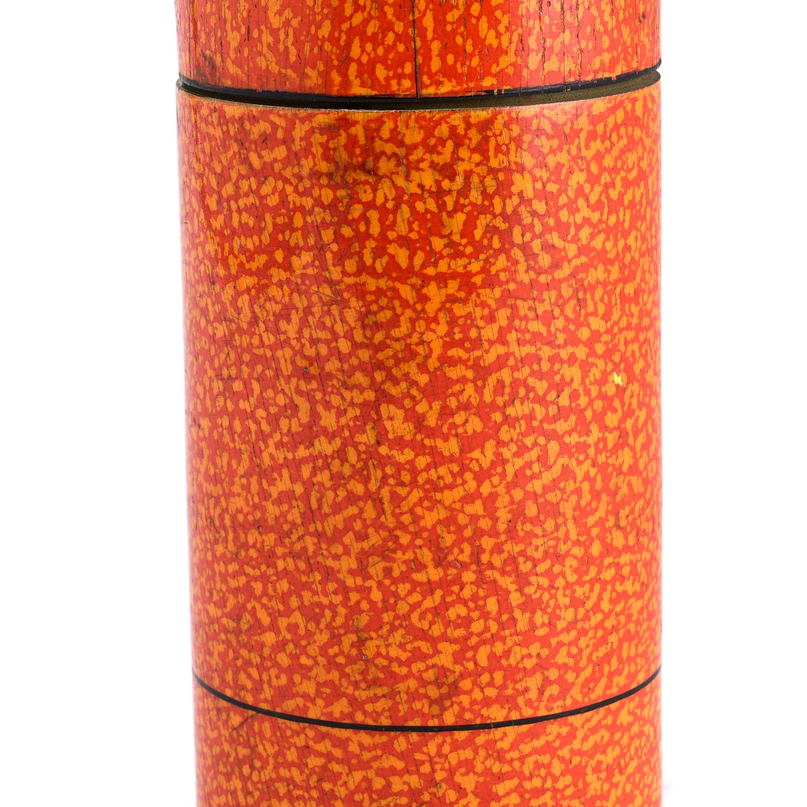 Old Scratchwork Lacquer Pot From Rajasthan - Early 20th Century ...