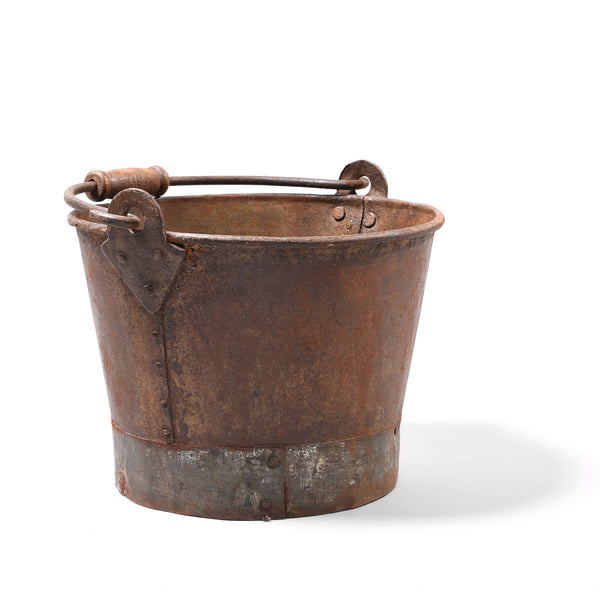 Vintage Galvanized Iron Bucket - Ca 1950 | Indigo Antiques