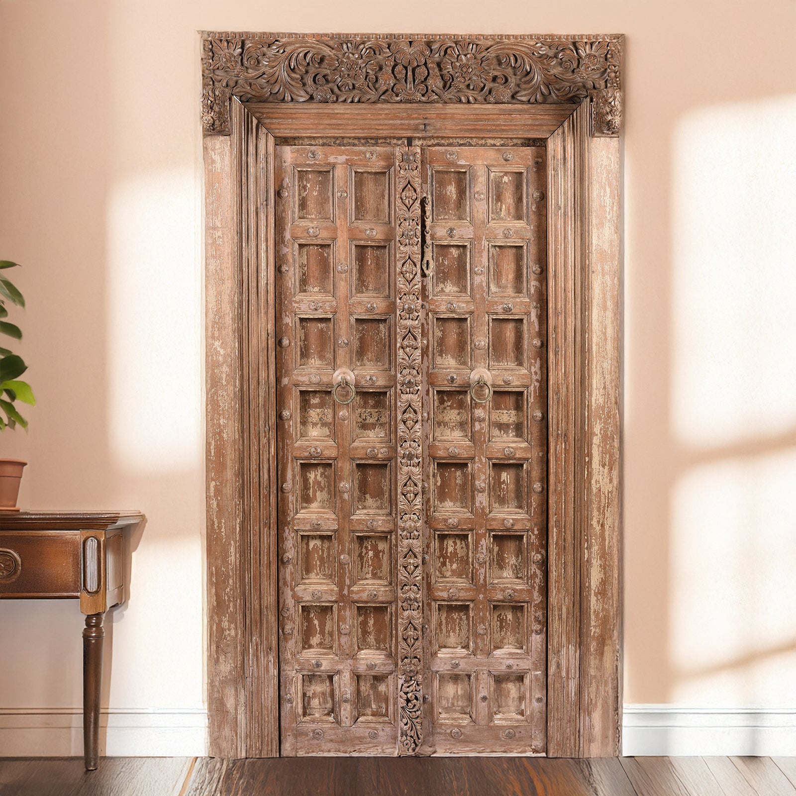 Antique Indian Doors | Genuine Reclaimed Indian Carved Doors - Indigo ...