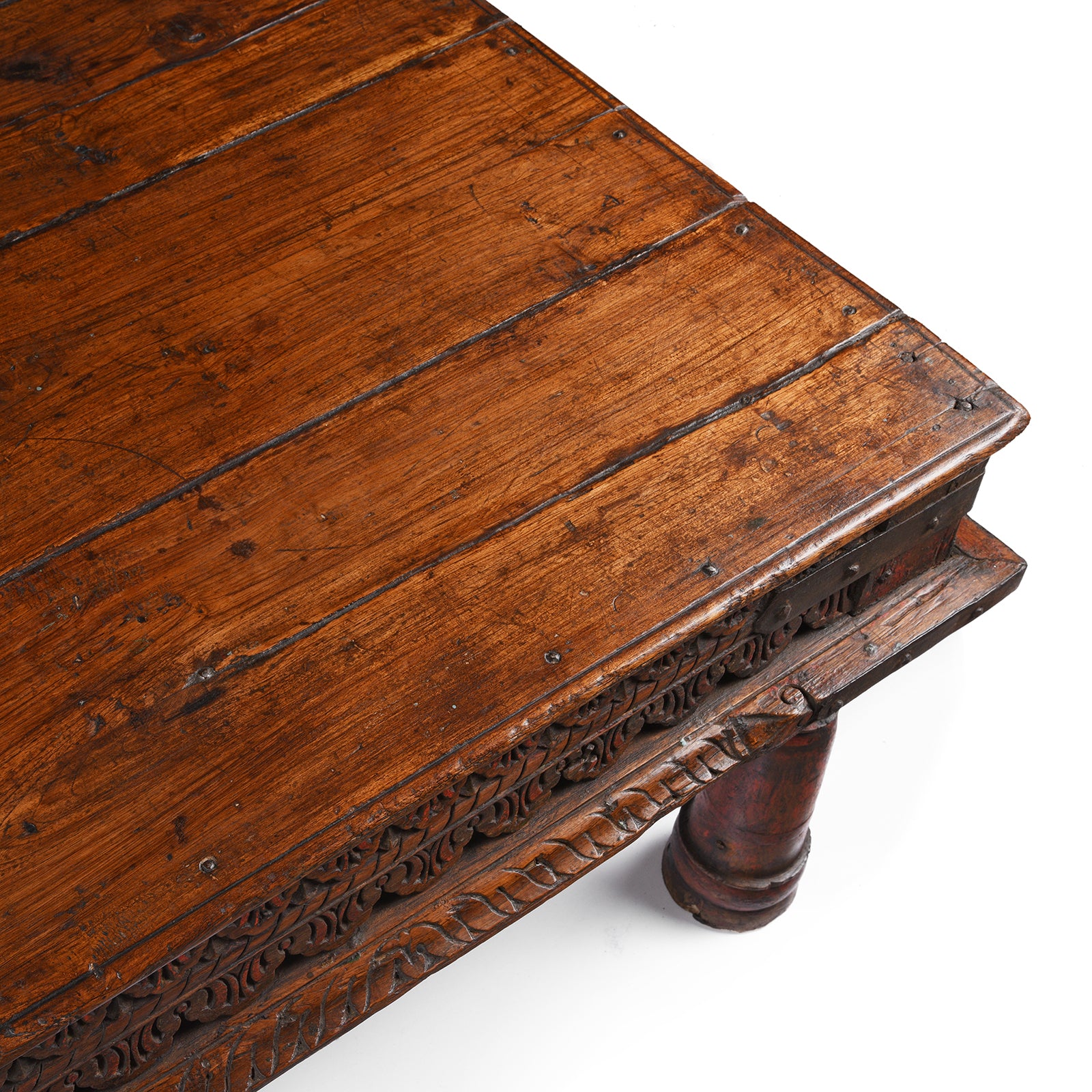 Antique Indian Takhat Coffee Table From Gujarat | Indigo Antiques