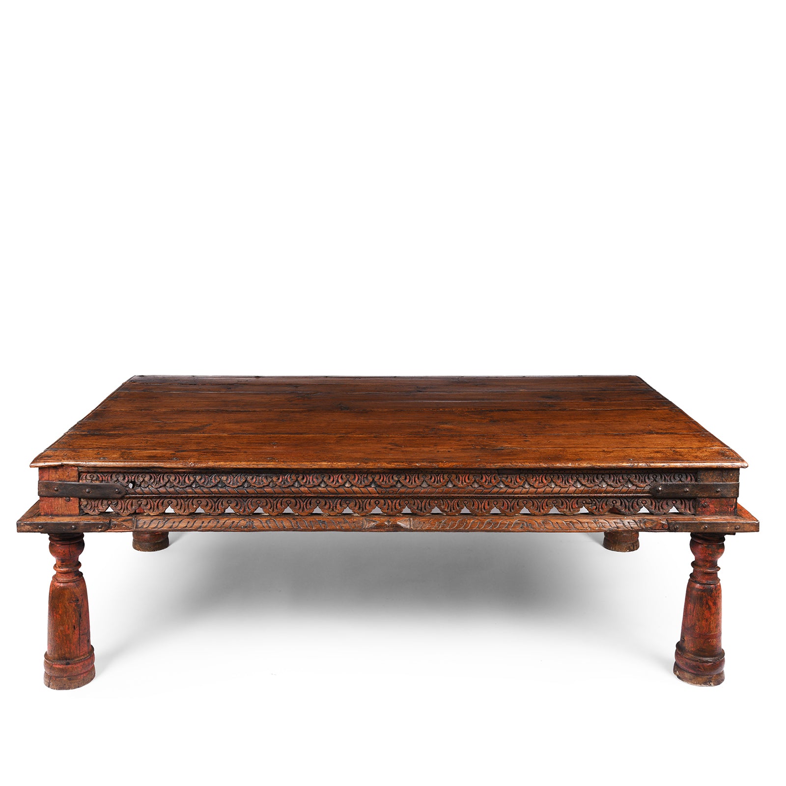Antique Indian Takhat Coffee Table From Gujarat | Indigo Antiques