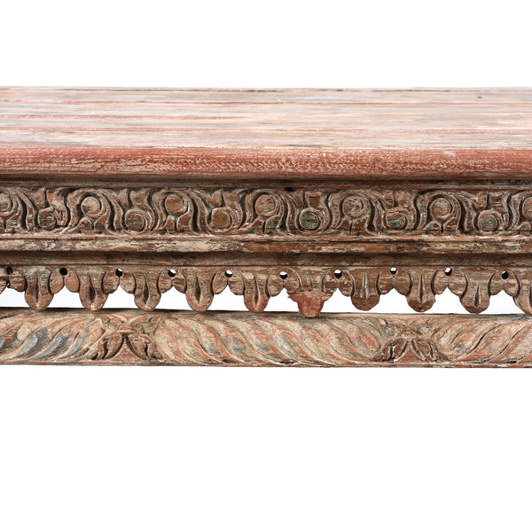 Antique Indian Takhat Coffee Table From Gujarat | Indigo Antiques