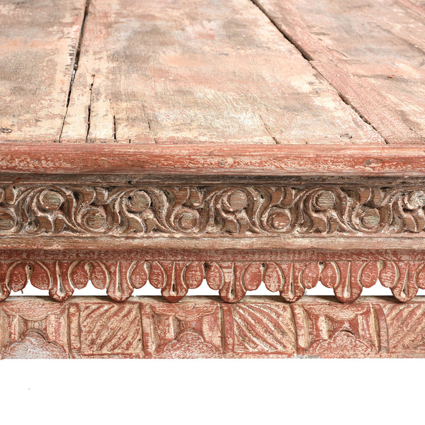 Antique Indian Takhat Coffee Table From Gujarat | Indigo Antiques