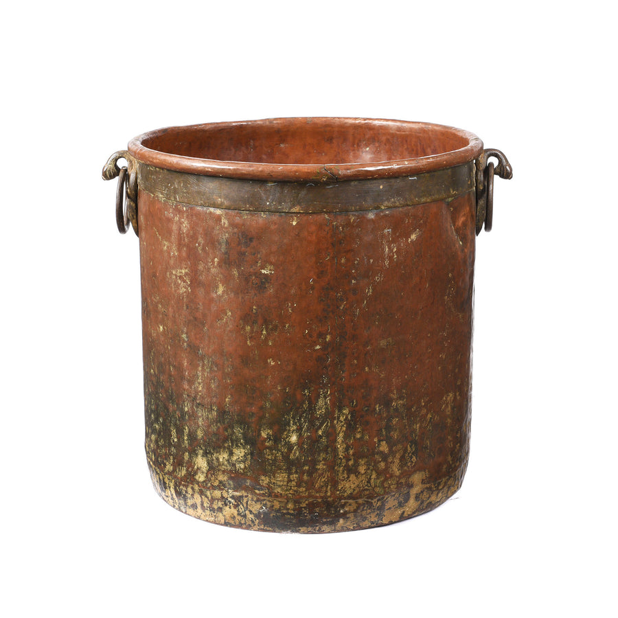 Antique Indian Copper Water Pot From Kerala | Indigo Antiques