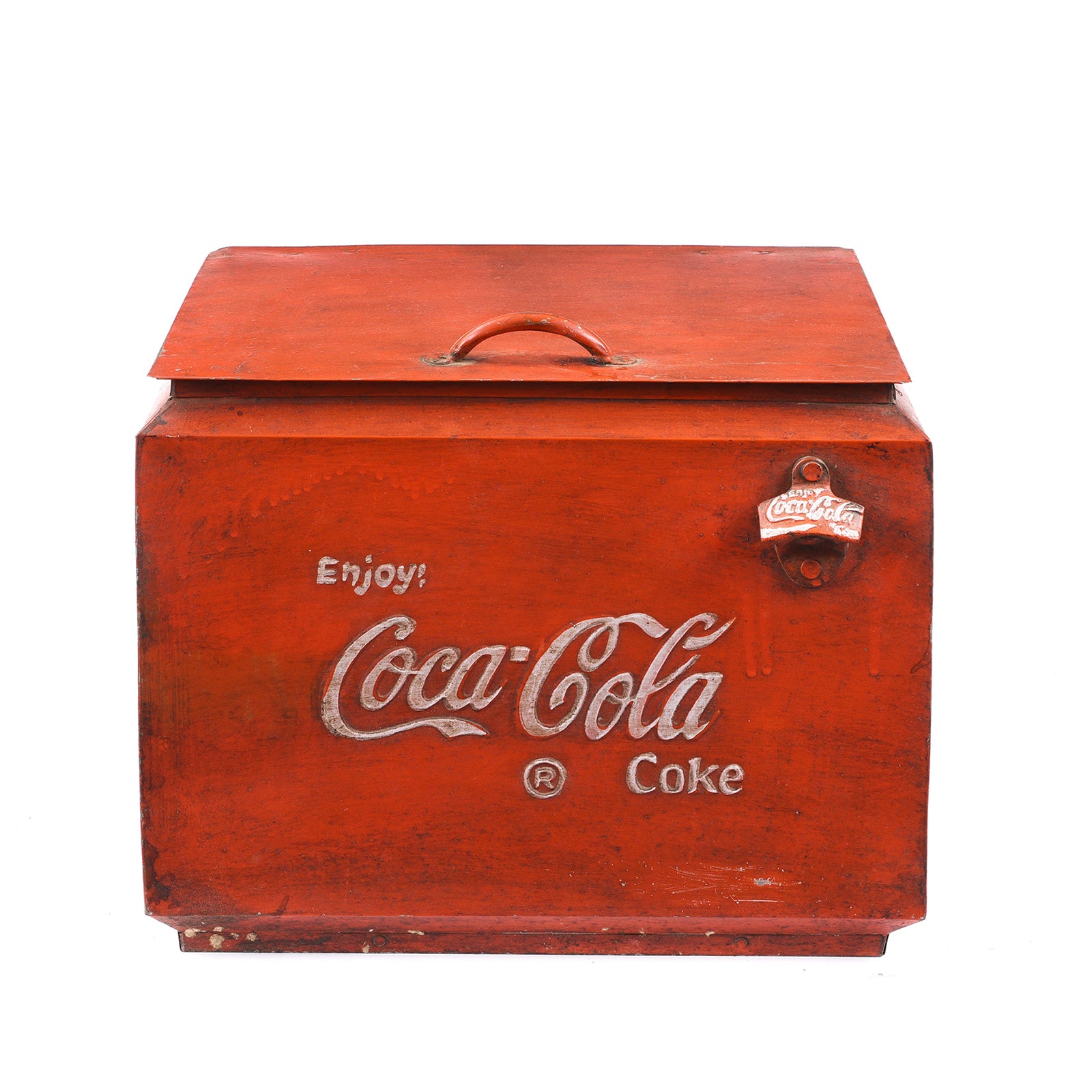 Vintage Indian Coca Cola Cool Box | INDIGO ANTIQUES - Indigo Antiques