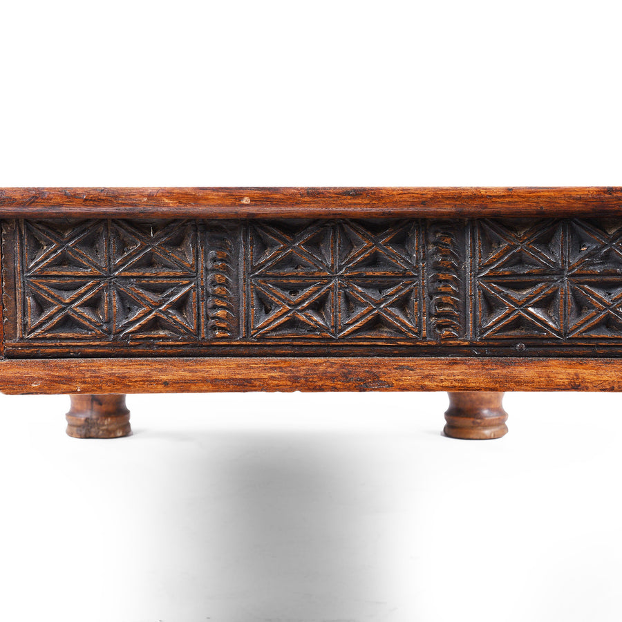 Reclaimed Teak Takhat From Rajasthan | Indigo Antiques