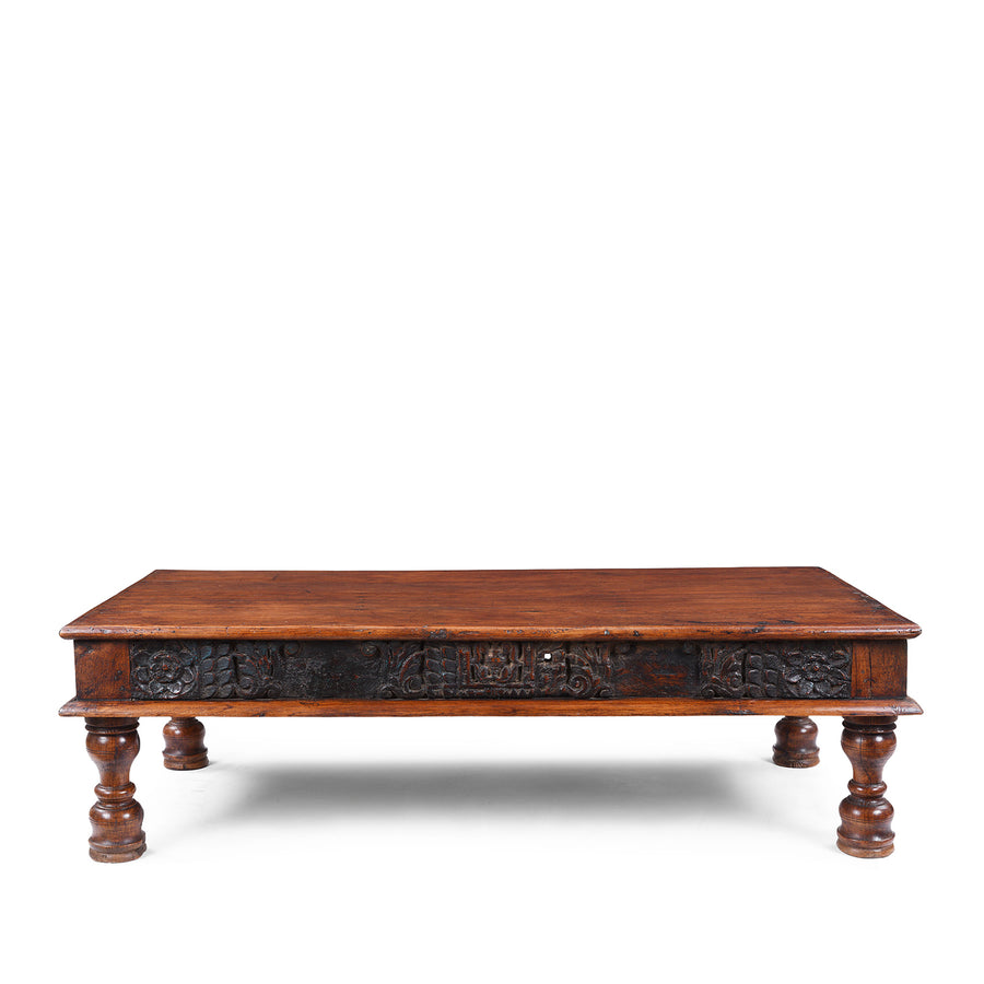 Reclaimed Teak Takhat From Rajasthan | Indigo Antiques