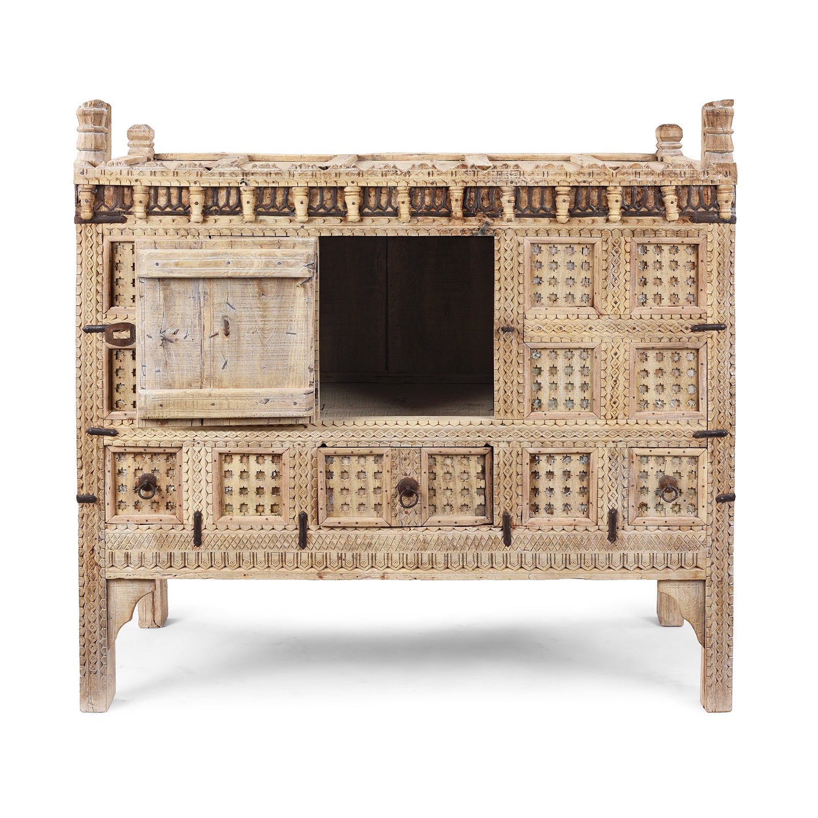 Antique Indian Damchiya Dowry Chest From Kutch | Indigo Antiques