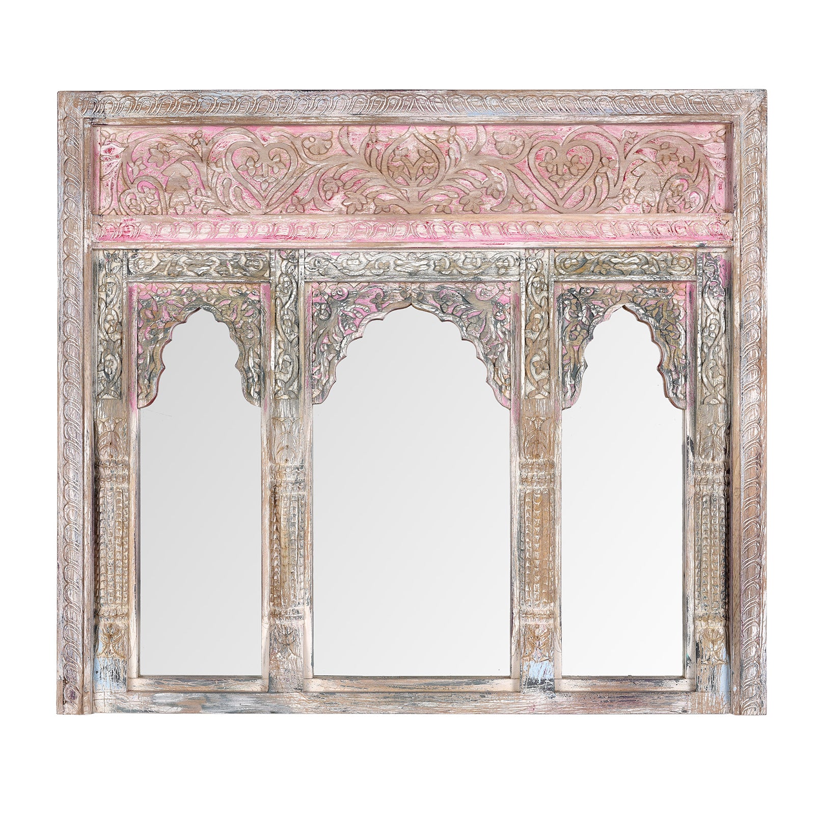 Oriental & Indian Mirrors | Carved & Painted Mirrors | INDIGO ANTIQUES ...