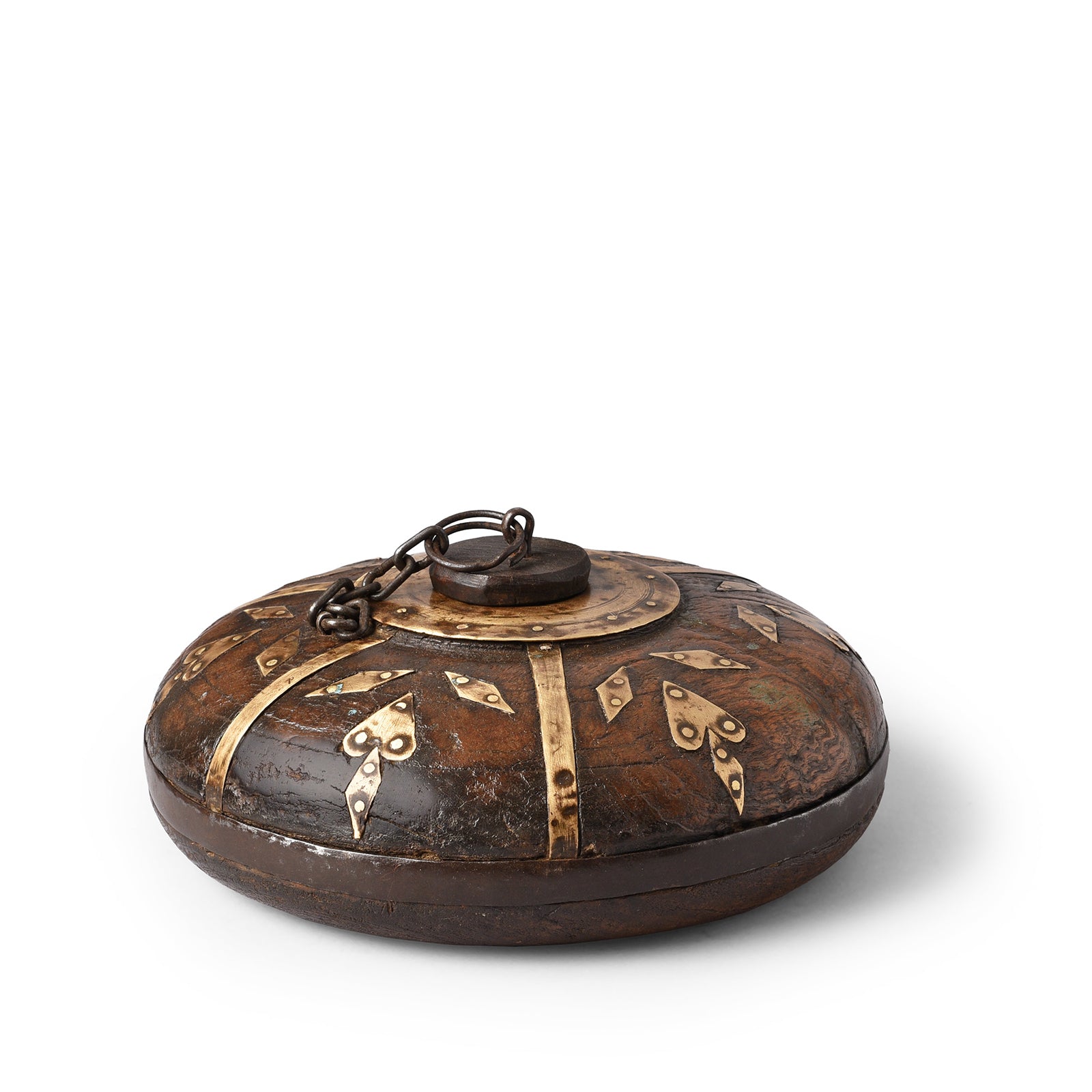 Antique Carved Roheda Wood Tobacco & Opium Container | Indigo Antiques