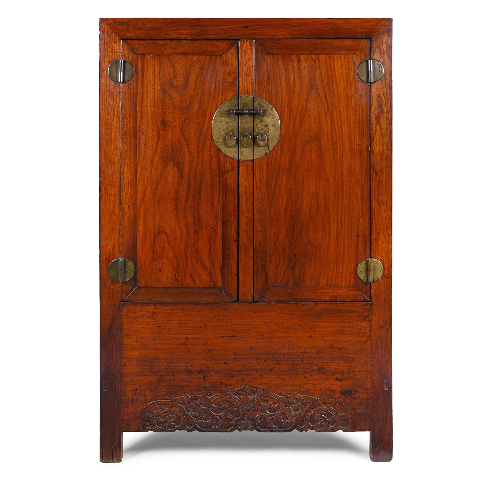 Chinese Elm Compound Cabinet From Beijing - 19th Century – Indigo Antiques