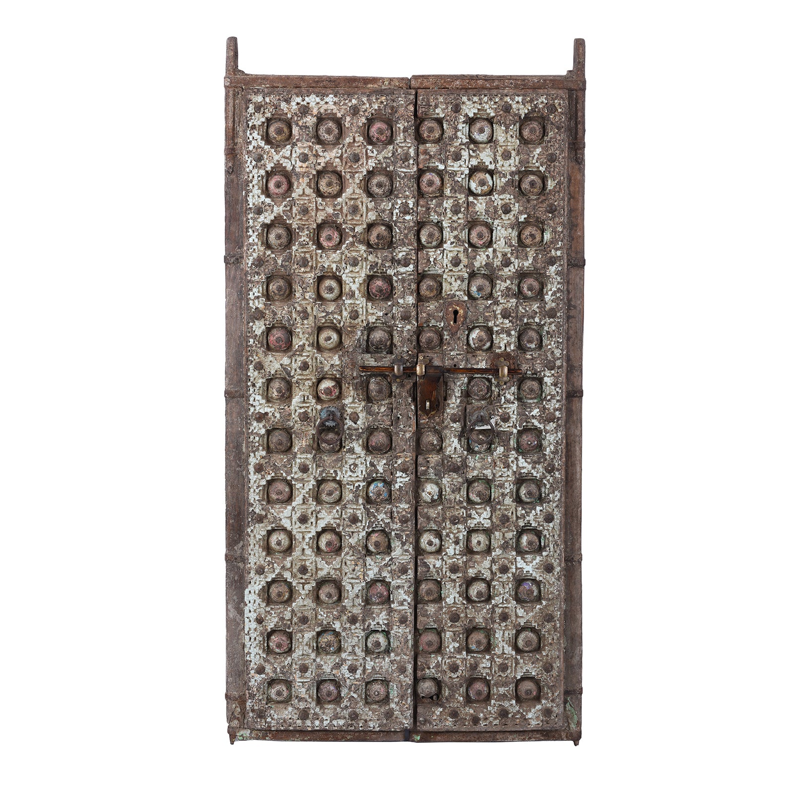 Antique Indian Painted Door | Indigo Antiques
