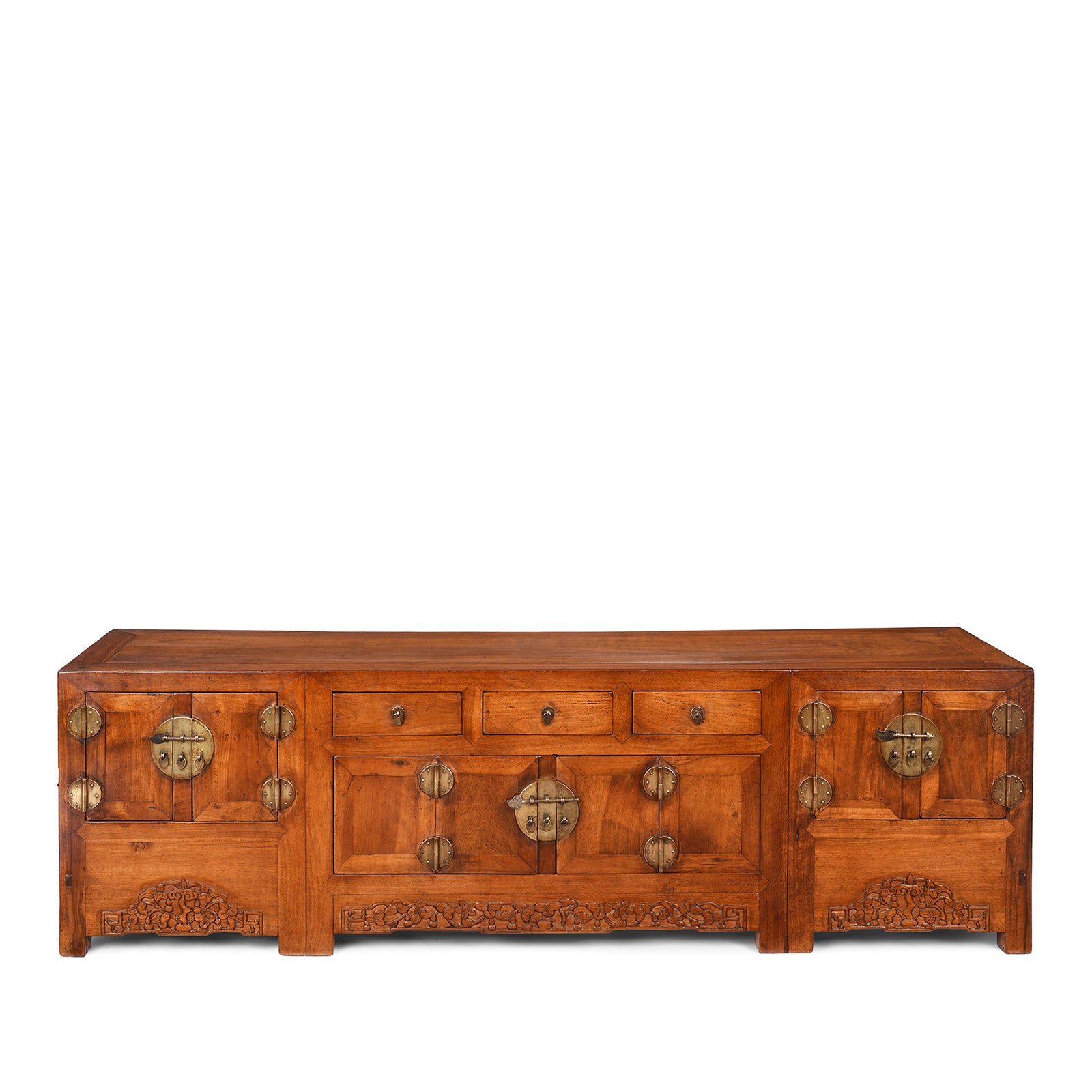 Rustic Indian & Chinese Low Kang Cabinets | INDIGO ANTIQUES - Indigo ...