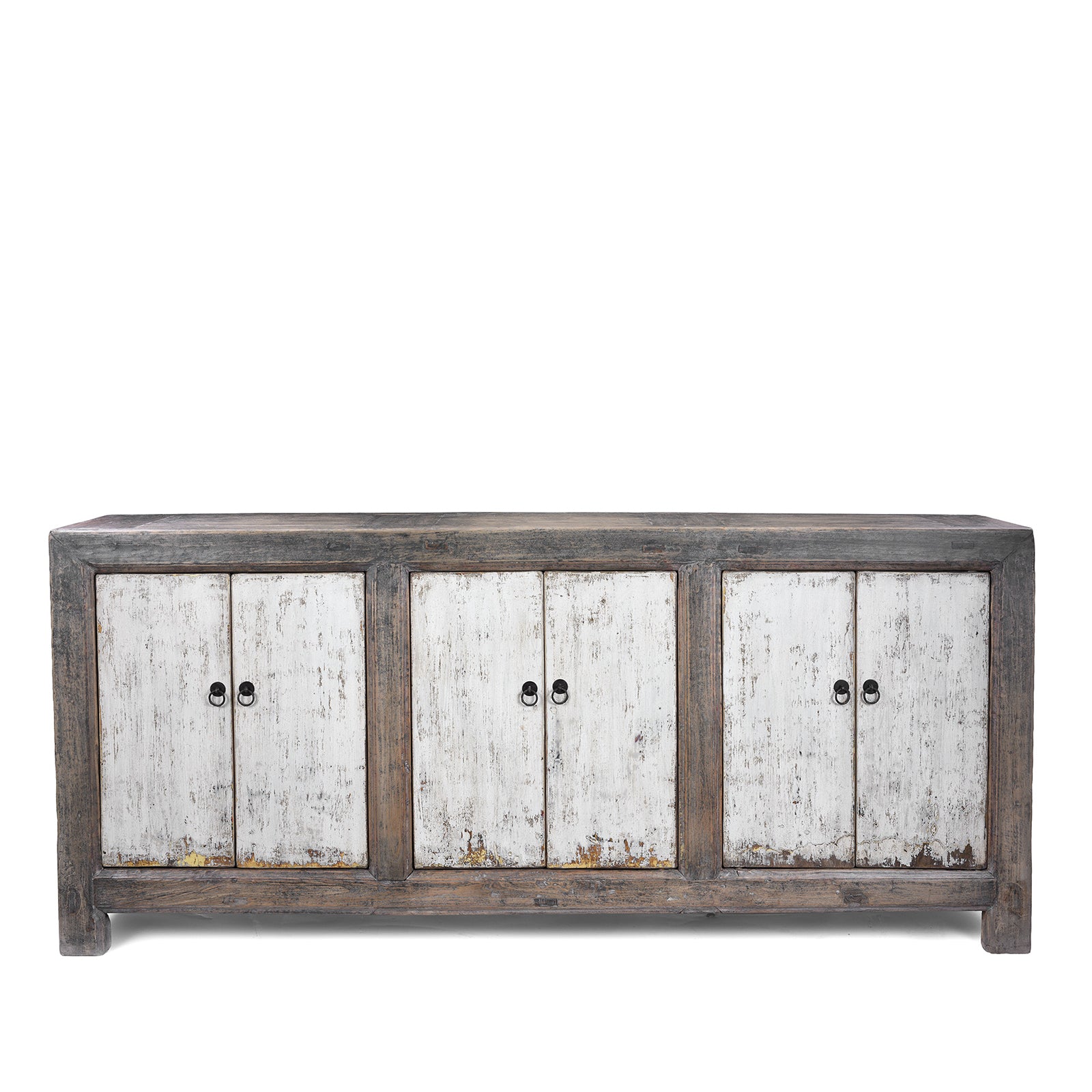 Painted Mongolian Sideboard Made From Old Wood | Indigo Antiques