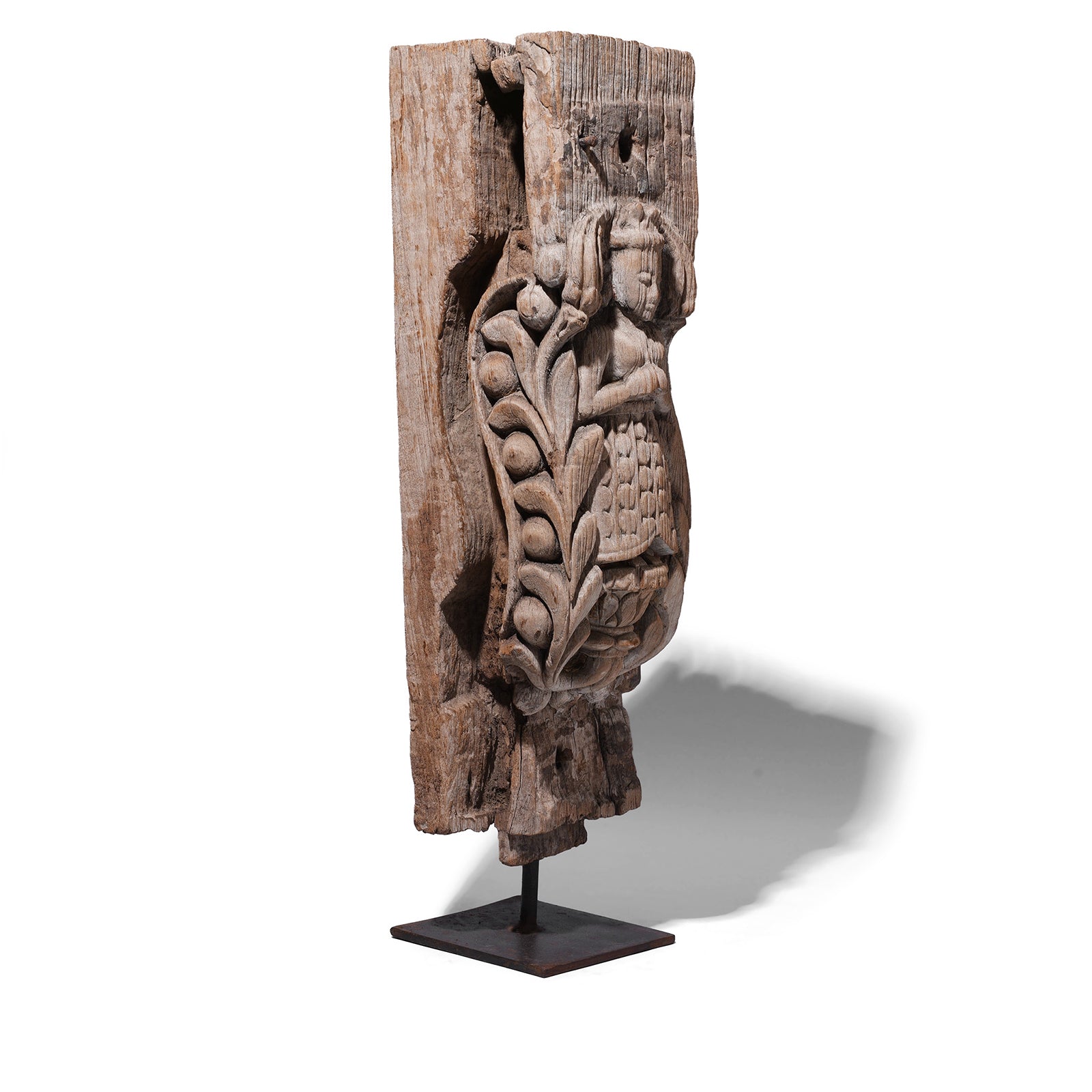 Antique Indian Attendant Balcony Bracket On Stand | Indigo Antiques