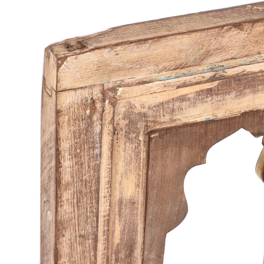 Mihrab Mirror Frame Made From Old Teak - 19thC | Indigo Antiques