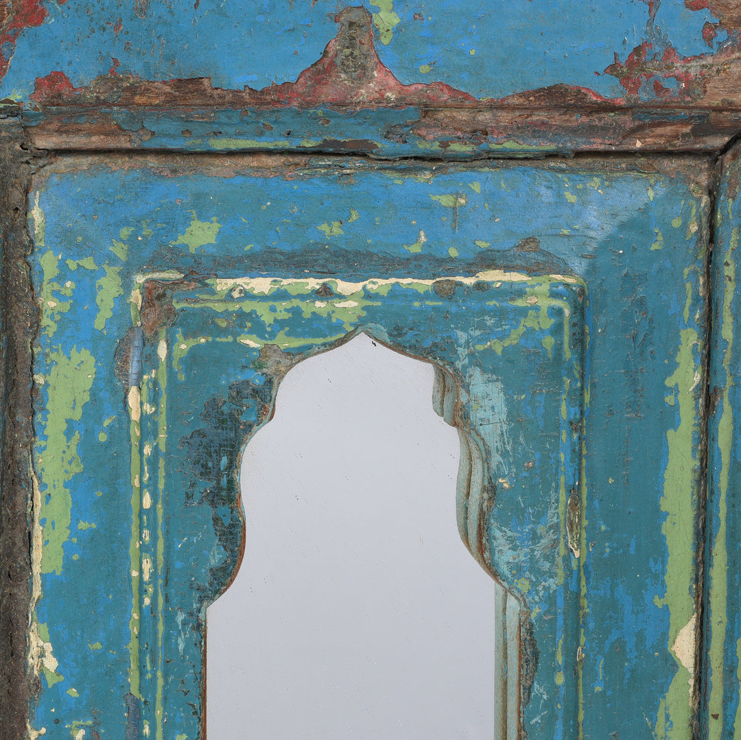 Mihrab Mirror Frame Made From Old Teak - 19thC | Indigo Antiques