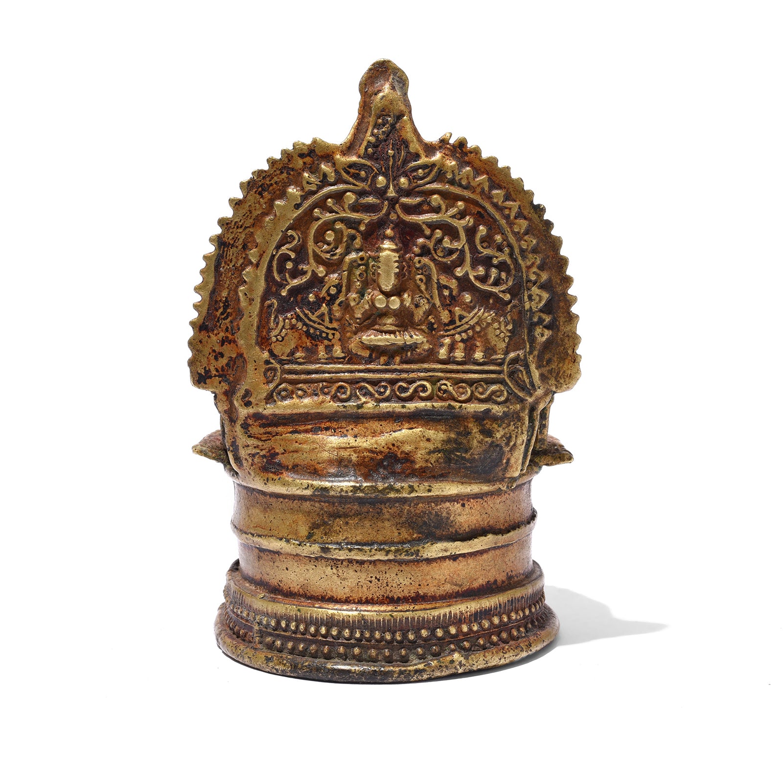 Bronze Deepa Lakshmi Votive Lamp From Tamil Nadu - 19th Century ...