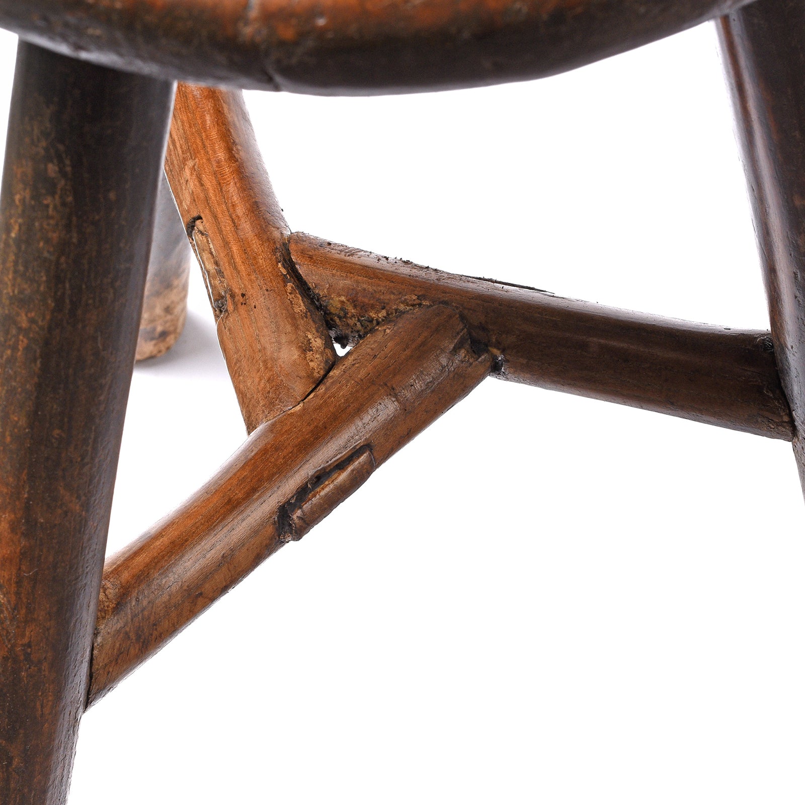 Farmhouse Elm Stool From Shanxi - 19th Century | Indigo Antiques