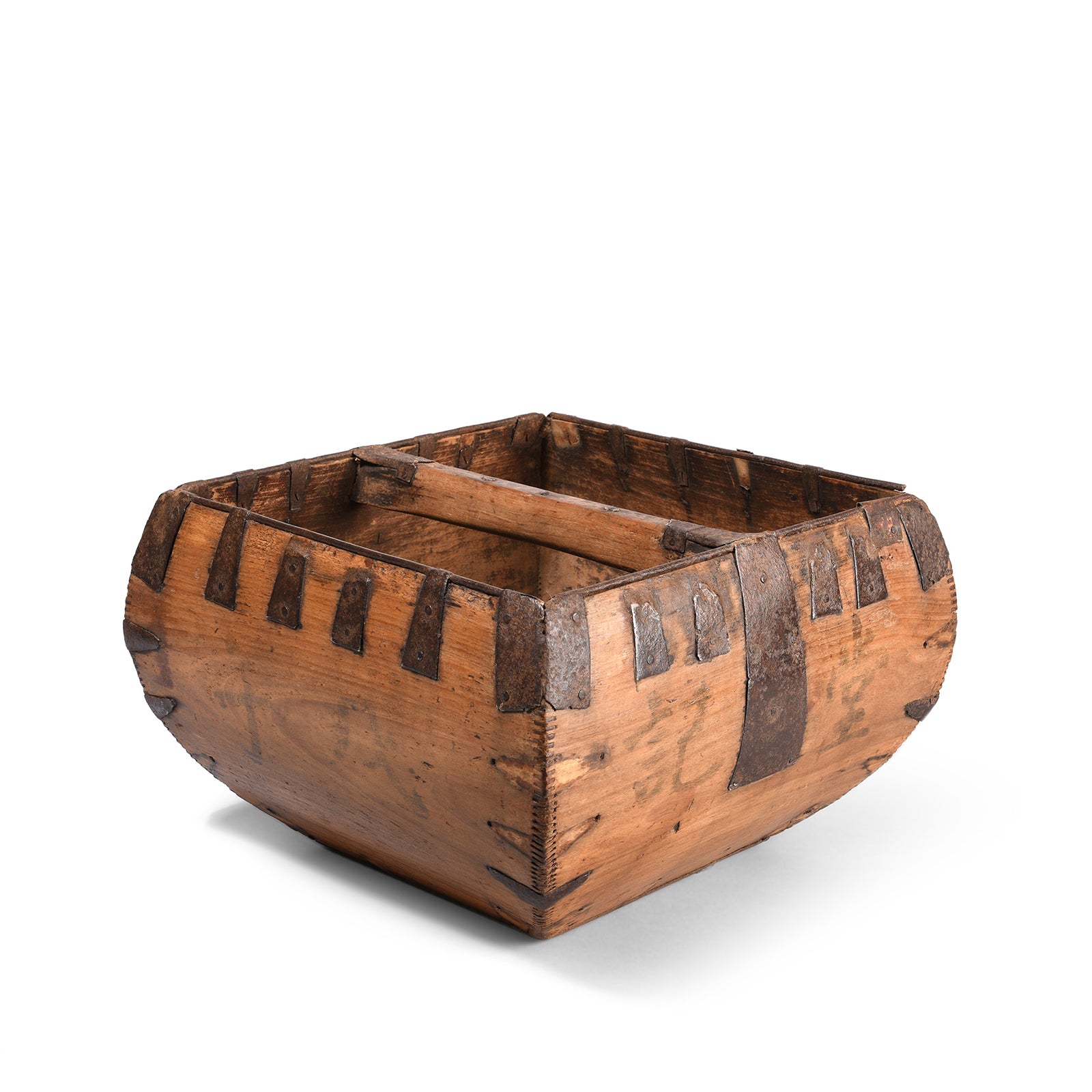 Vintage Chinese Market Trug - Ca 1920's | Indigo Antiques