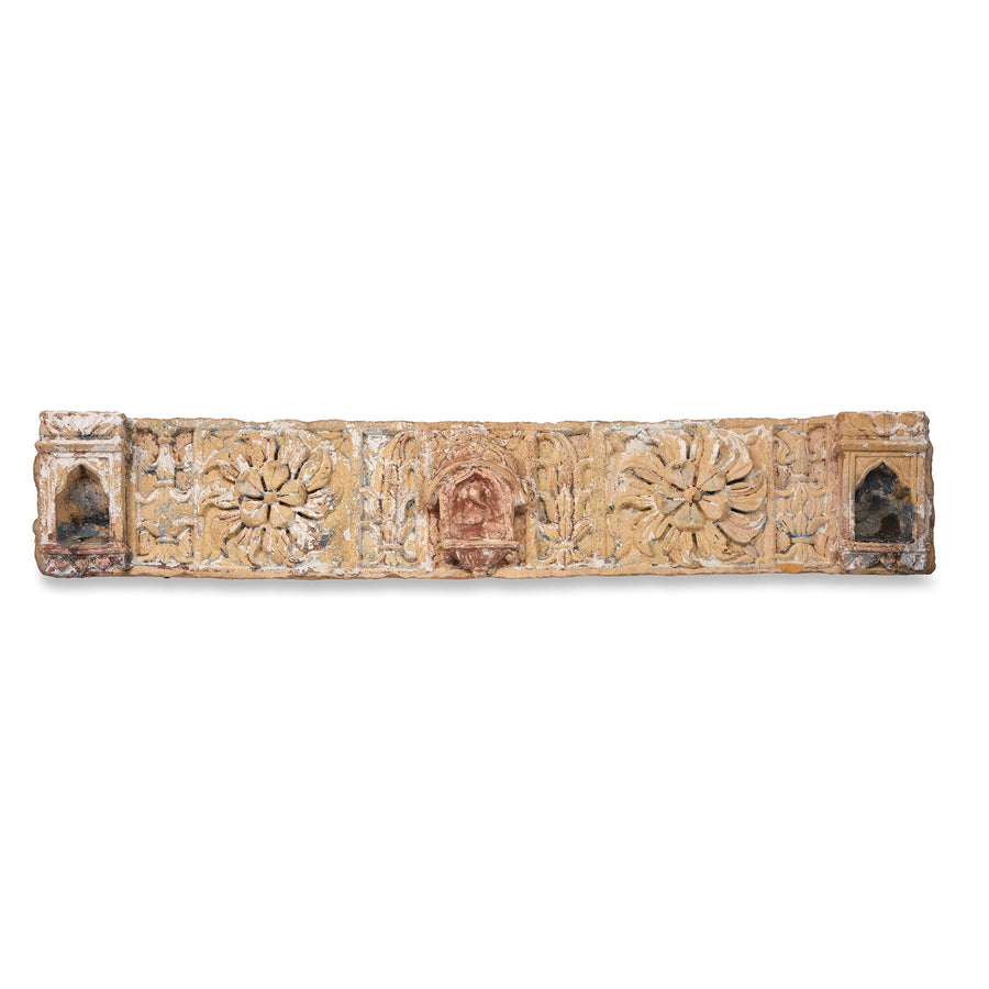 Carved Stone Lintel Panel From Jaisalmer - 19thC | Indigo Antiques