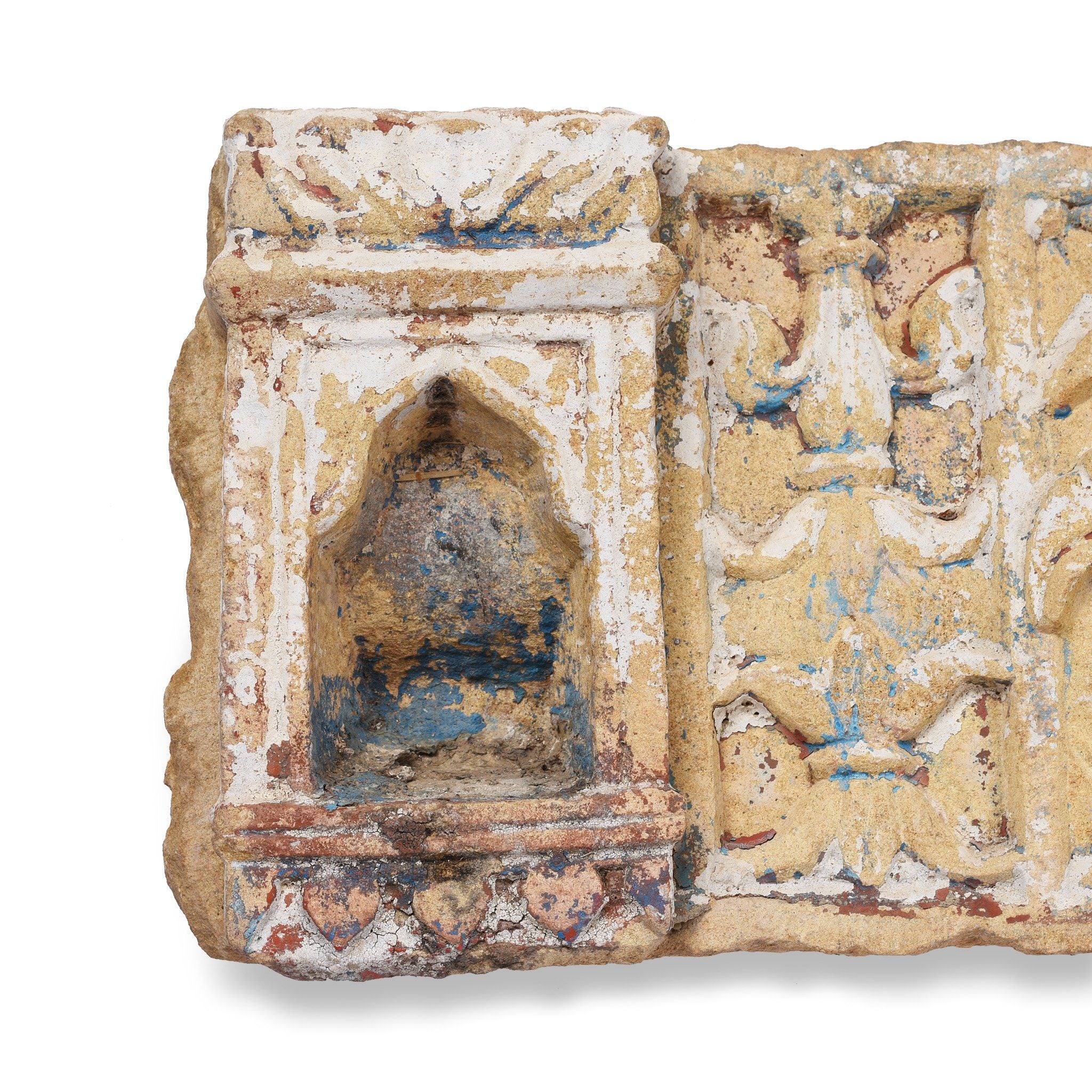 Carved Stone Lintel Panel From Jaisalmer - 19thC | Indigo Antiques