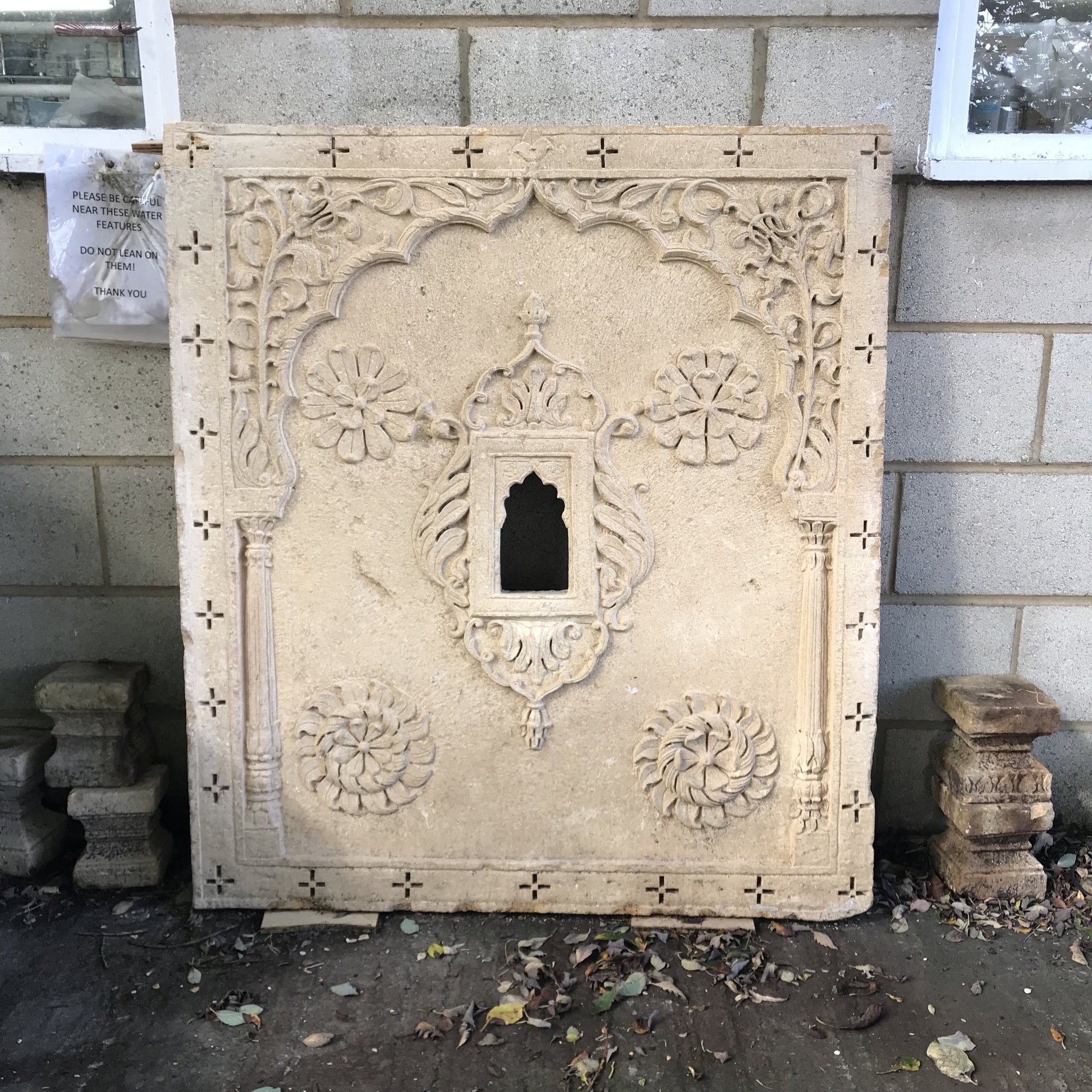 Carved Stone Window Panel From Jaisalmer - 19thC | Indigo Antiques