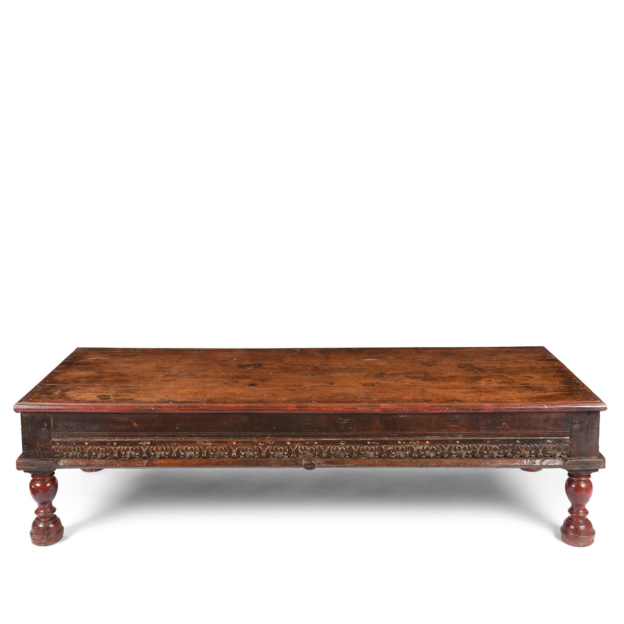 Indian Takhat Coffee Table From Rajasthan- 19thC | Indigo Antiques