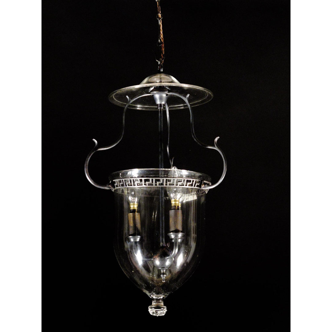 Rare Glass Hundi Lamp With 3 Way Fitting - Mid 19thC – Indigo Antiques