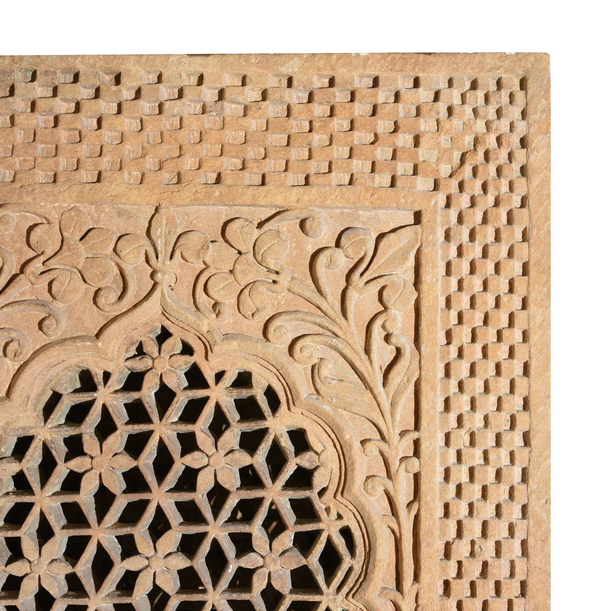Indian Stone Jali Panel From Jaiselmer - 19thC | Indigo Antiques
